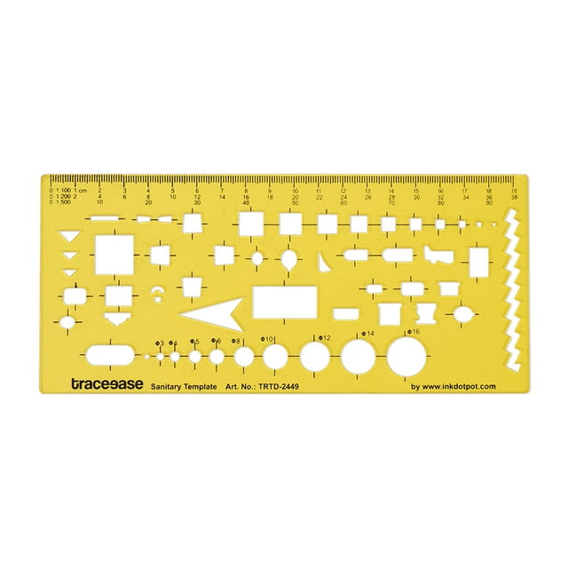 Traceease Architect,Interior Drafting Sanitary Template Drawing Stencil ...