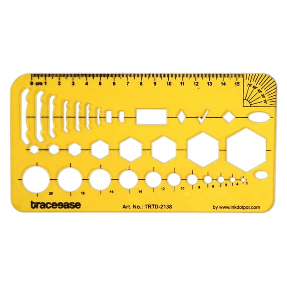 Traceease Geometric Combination Template,Drafting Tools Geometry ...