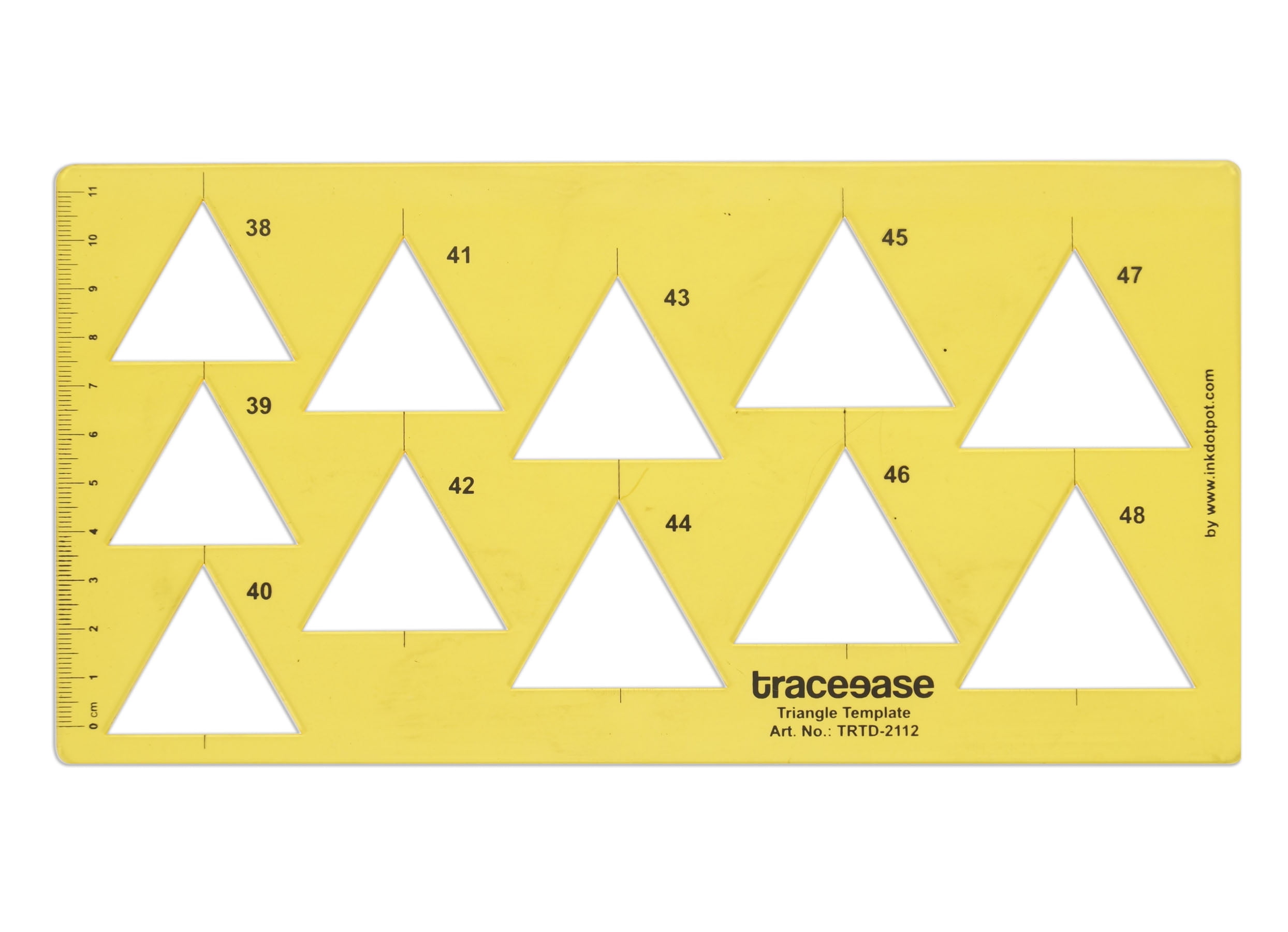 Traceease Geometric Drafting Triangle Template Drawing Stencil ...