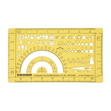 Traceease Electrical Drafting Isometric Piping Template Drawing Stencil ...