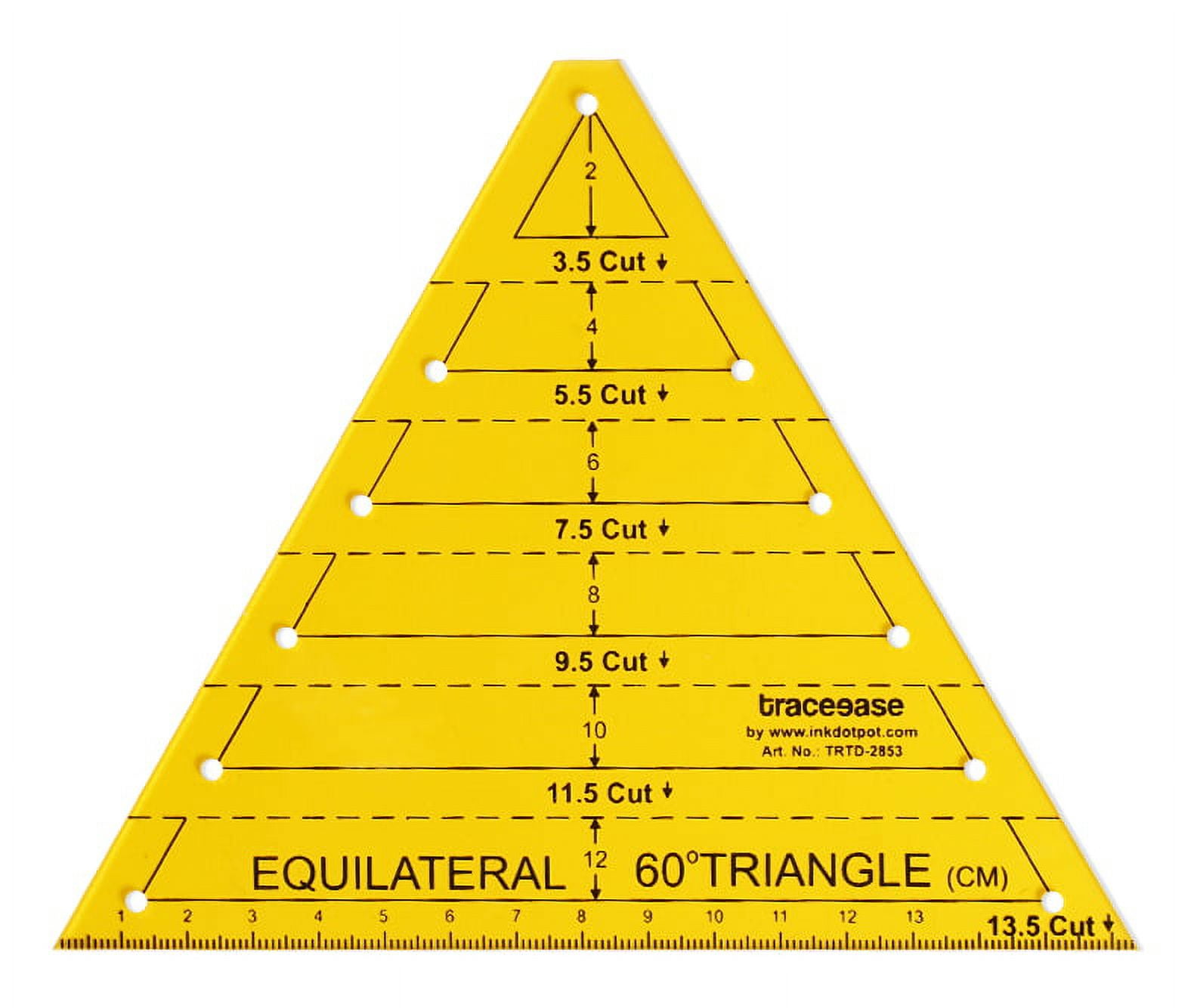 Traceease Trace Simple Trace Stable, Equilateral 60 Degree Triangle ...