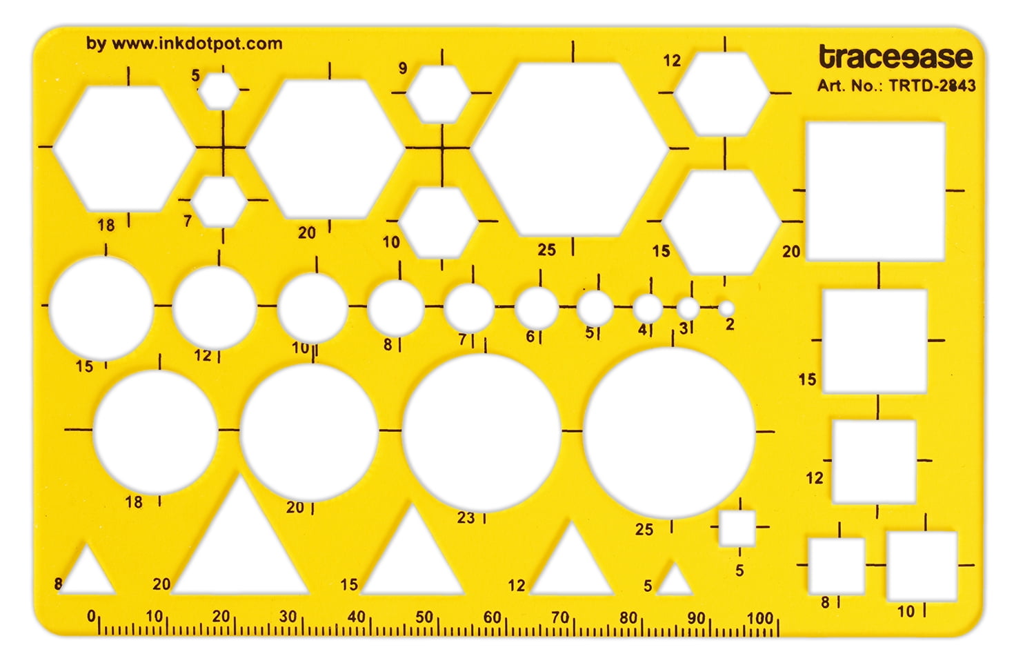 Traceease Trace Simple Trace Stable, Geometric Hexagon, Circle, Square ...