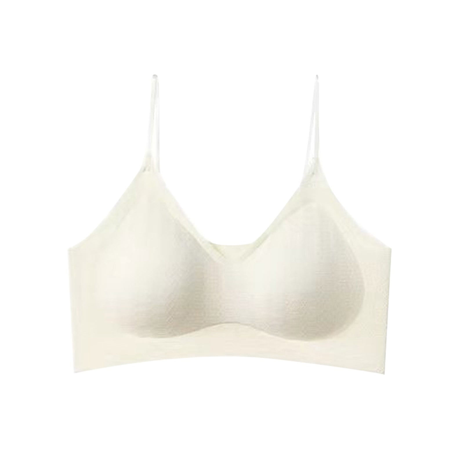 Traceless Jacquard Massage Cup Bra for Women Comfortable Chest Gathered ...