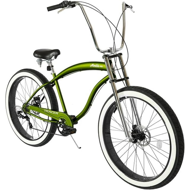 Tracer 26" Avalon GT7 Beach Cruiser Bikes, 7-Speed Disc Brake, Matte ...