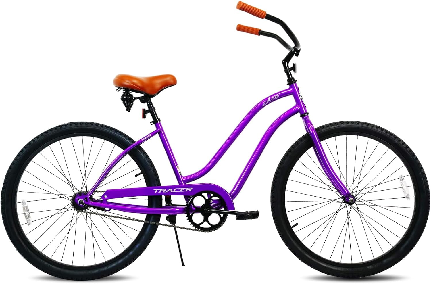 Tracer Ace 28 Inch Beach Cruiser Bikes Single Speed with Coaster Brake ...