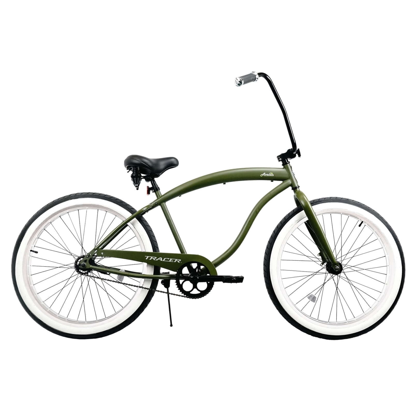 Tracer Avalon Beach Cruiser Bike, 26" Wheels, Fat Tire, Single Speed ...