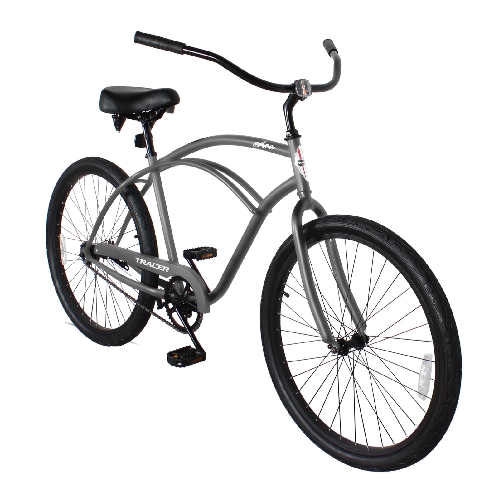 Tracer 26" Beach Cruiser Bike,Single Speed,Coaster Brake,Moon-Type ...