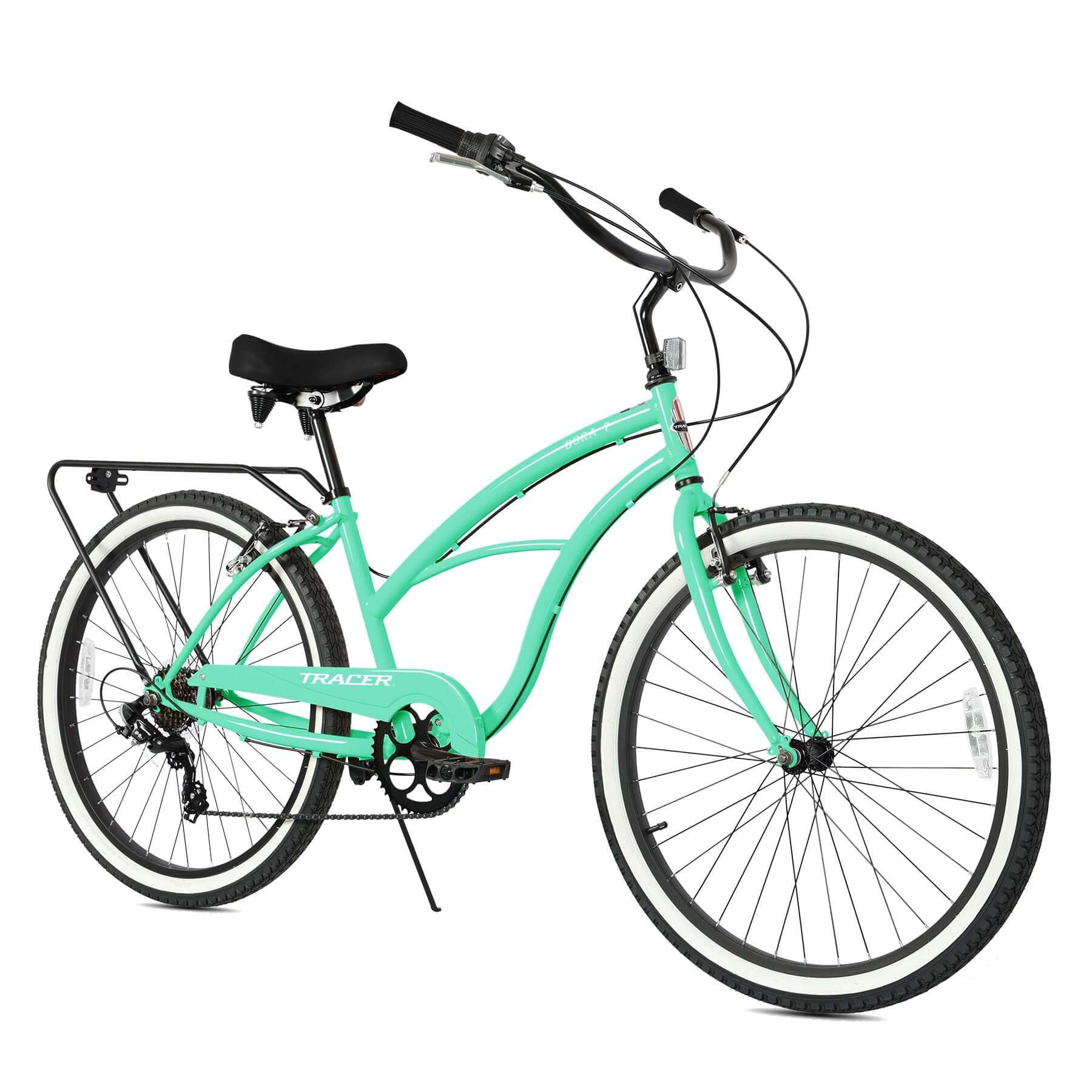 Tracer Bora Beach Cruiser Bike, 26-inch, 7-Speed, v-brake, wide cruiser ...