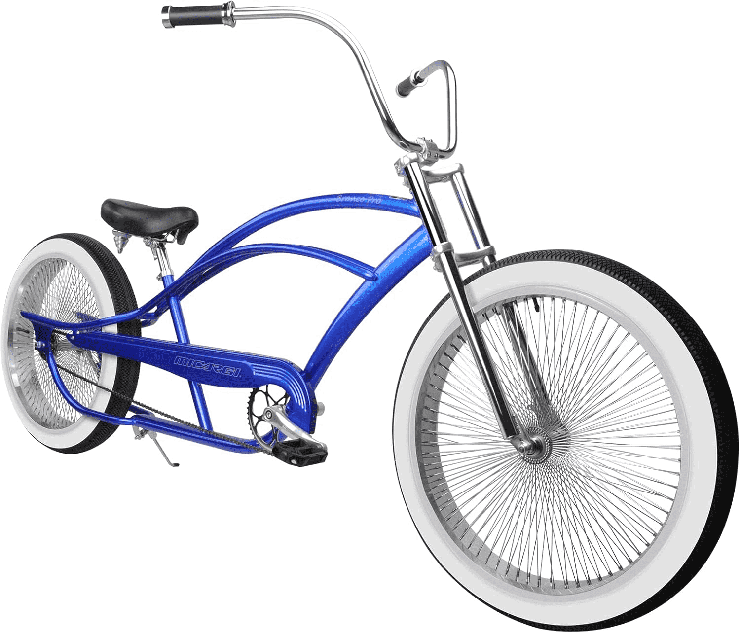 Tracer Bronco Pro Beach Cruiser Bike, 26*3.0 24*4.0 Wheelset, 1 Speed ...