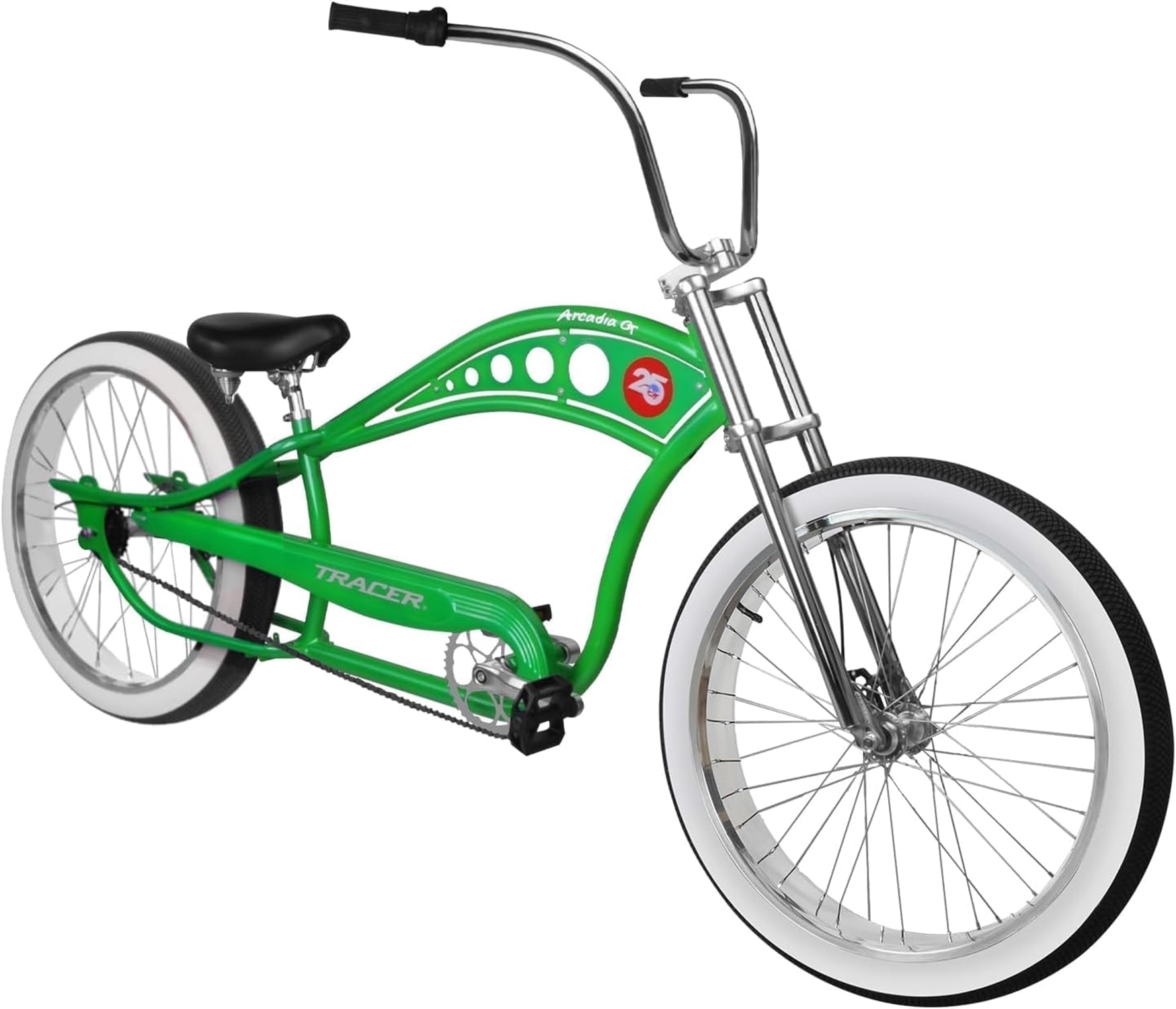 Tracer Arcadia Mens Beach Cruiser Bike 26 inch,Single Speed,26'' Wheel ...