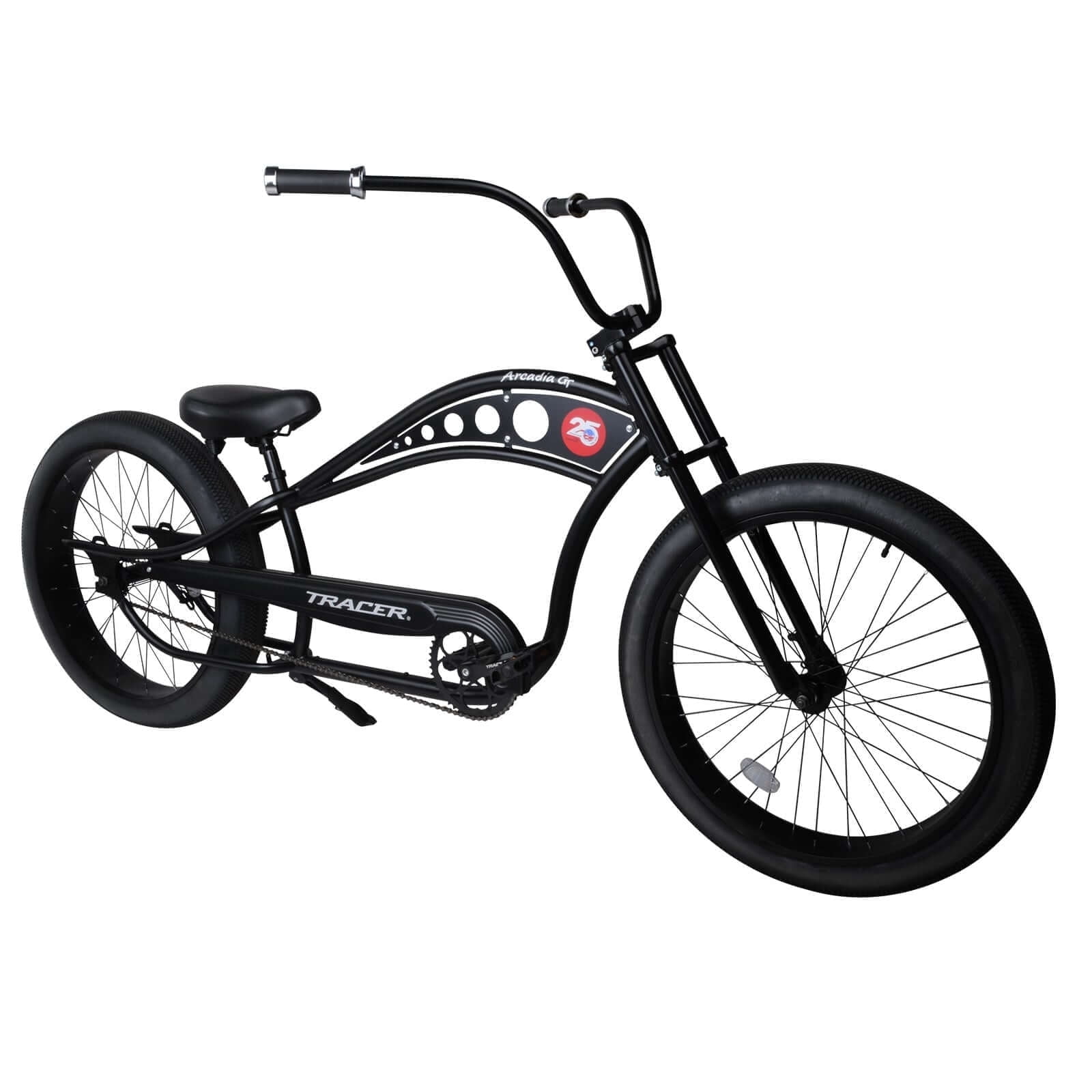 Tracer Arcadia 26 inch Beach Cruiser Bike For Men,Matte Black,Single ...