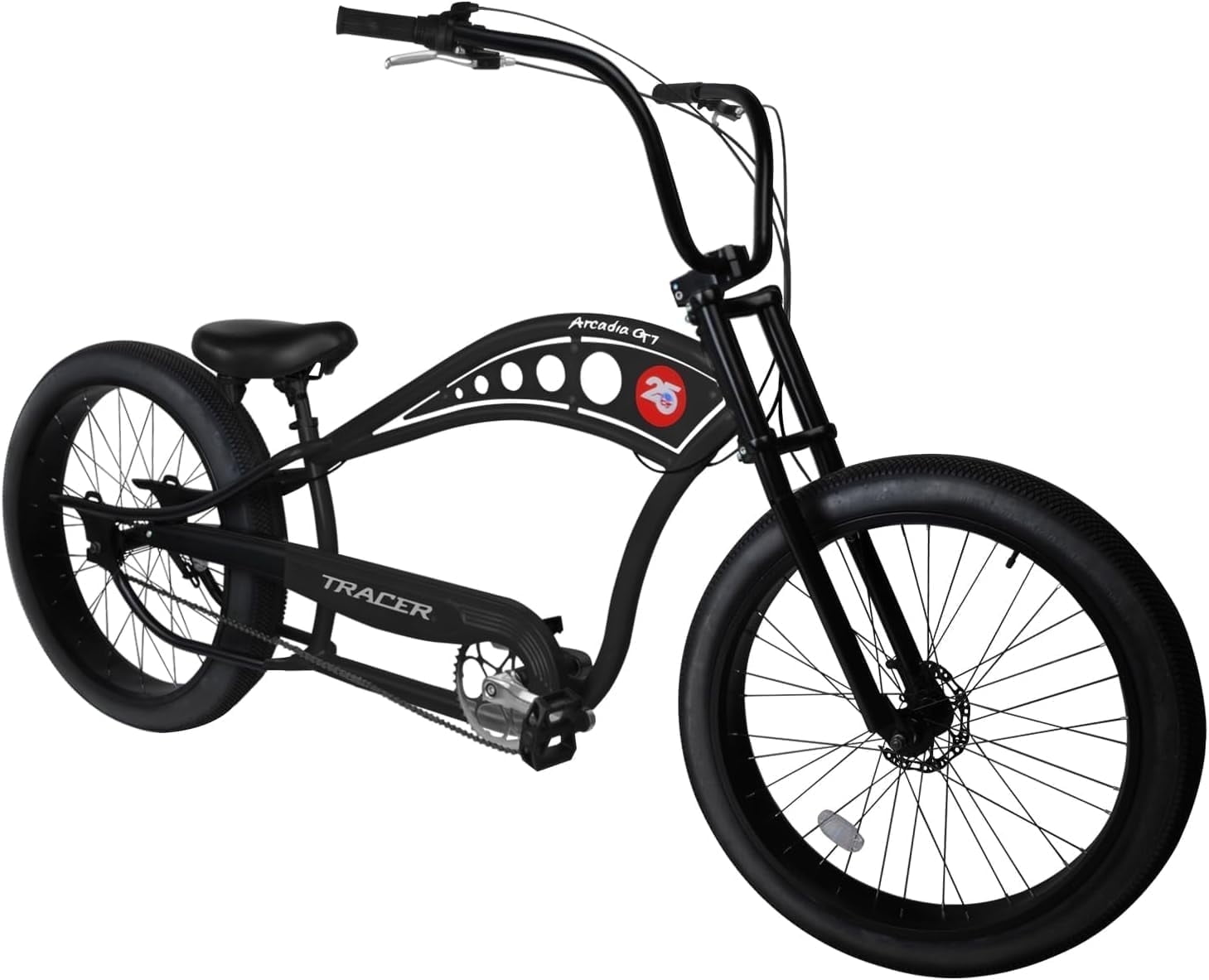 Tracer Arcadia Beach Cruiser Lowrider Bike for Men, 26" Wheel, Fat Tire ...