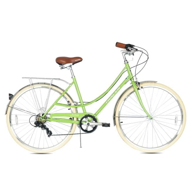 Tracer Kelly 700C 7 Speed 48cm Hybrid City Bikes for Women, Green ...