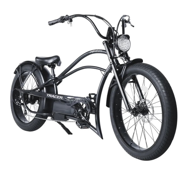 Tracer Legend GT7 Strech Chopper 26 inch Electric Bike, 1000W Motor ...