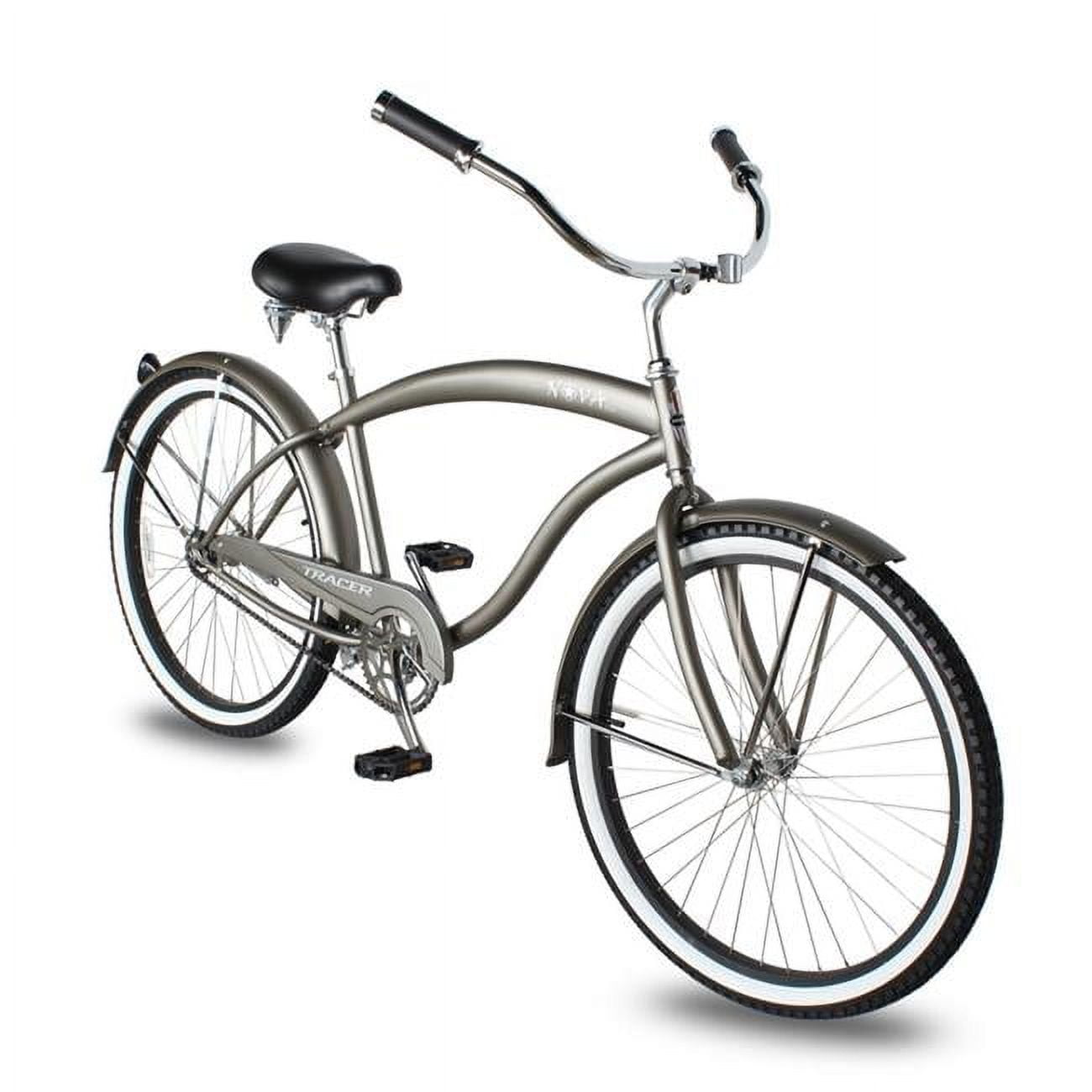 Tracer Nova Beach Hybrid Cruiser Bike for Men Adults, 26 Inch Wheels ...