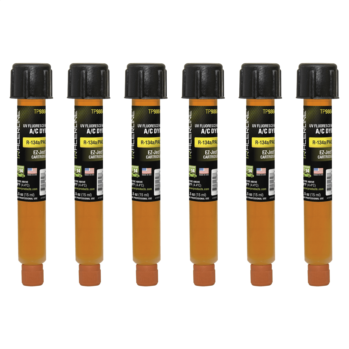 Tracer Products 0.5 oz R-134a/PAG EZ-Ject A/C dye 6 Pack - Walmart.com