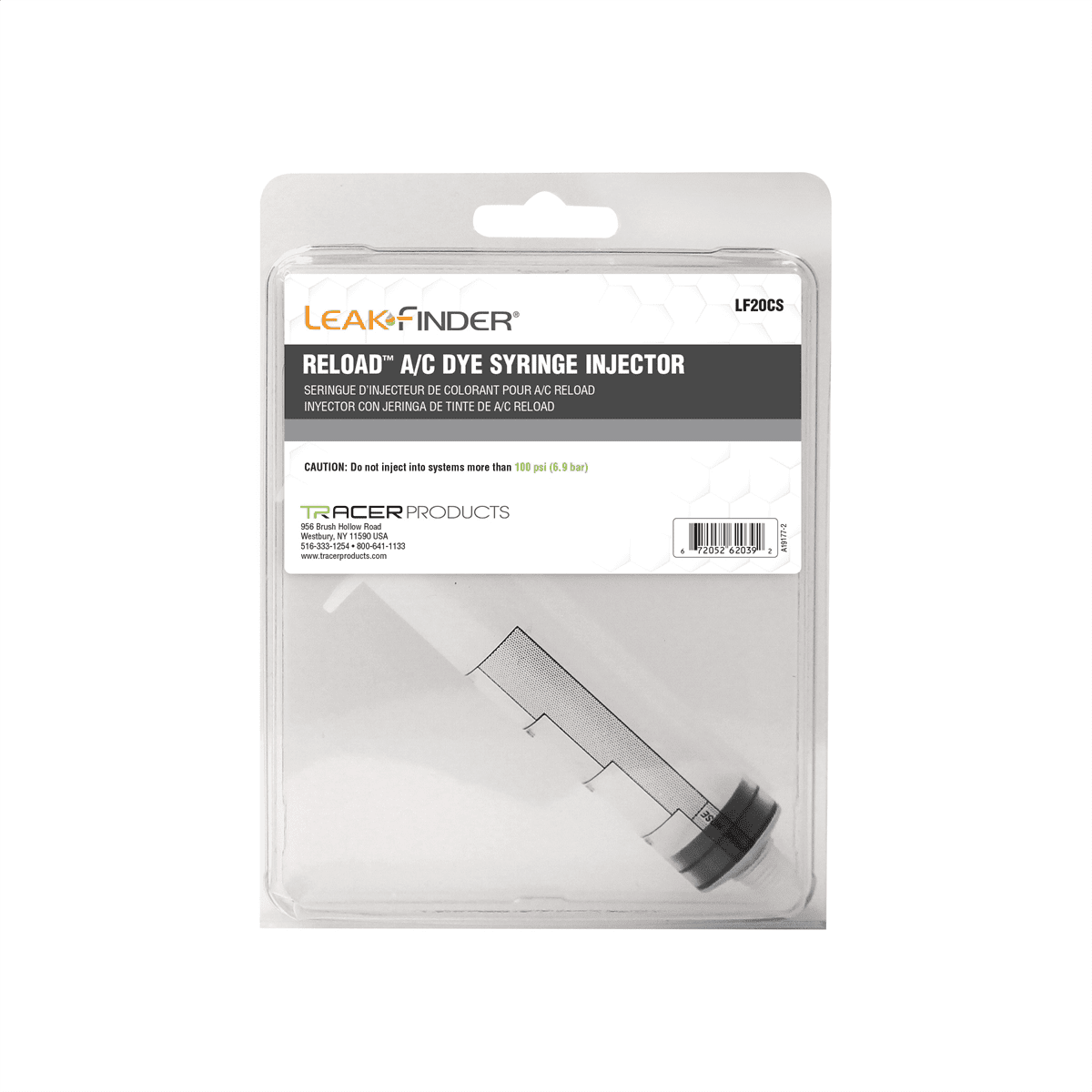 Tracer Products A/C dye syringe injector - Walmart.com