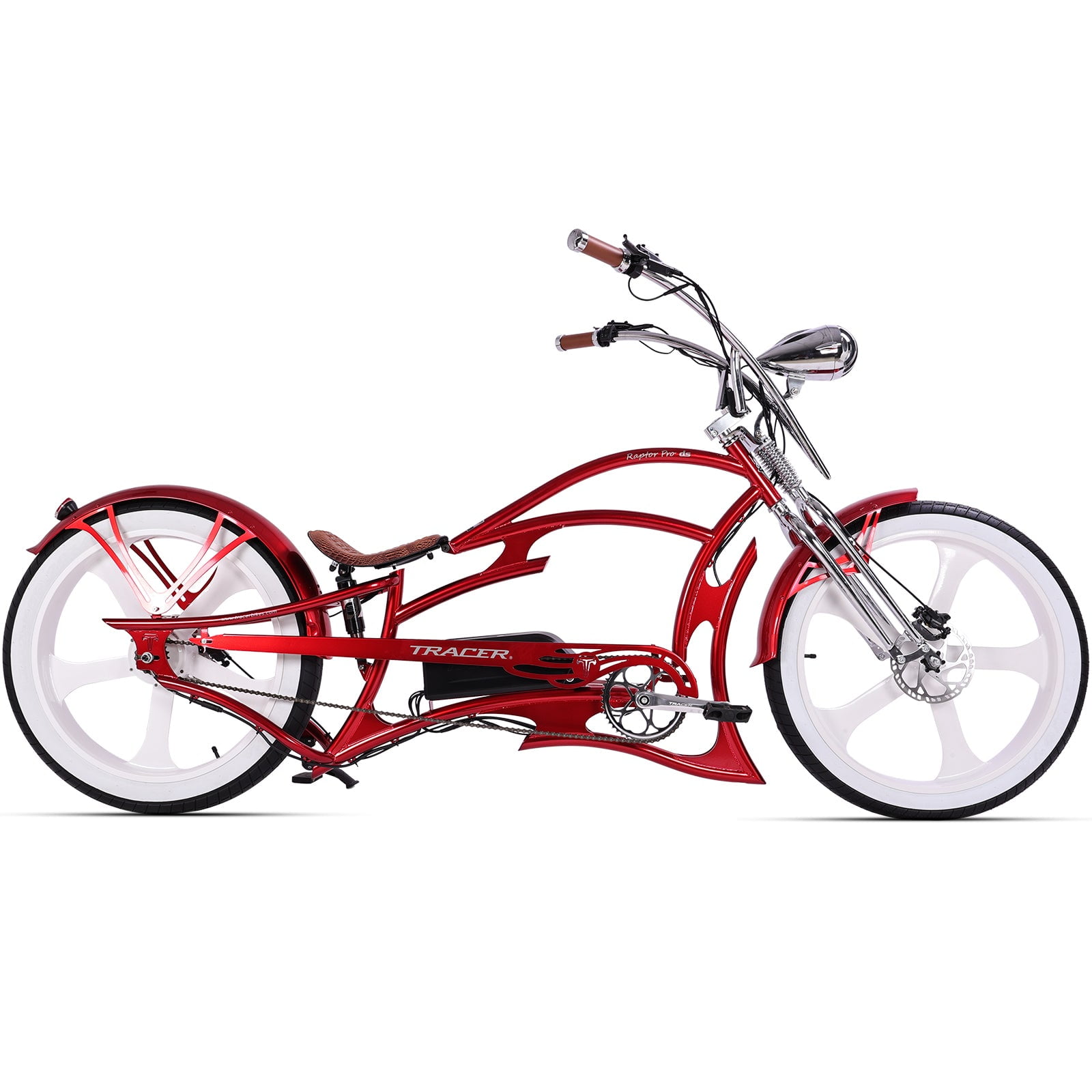 Tracer Raptor Pro DS 26" Electric Bike, 800W Rear Motor, 30mph, Up to ...
