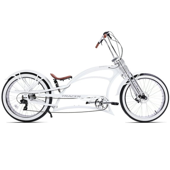 Tracer Scorpion GTS 26" Stretch Beach Cruiser Bike, 7-speed, Suspension ...