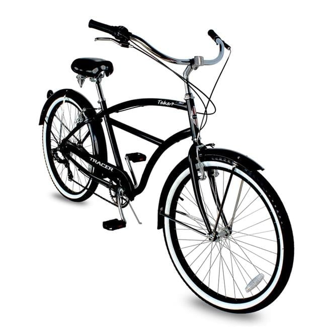 Free Shipping! Tracer Taha 26 Inch 7 Speed Beach Cruiser Bikes with ...