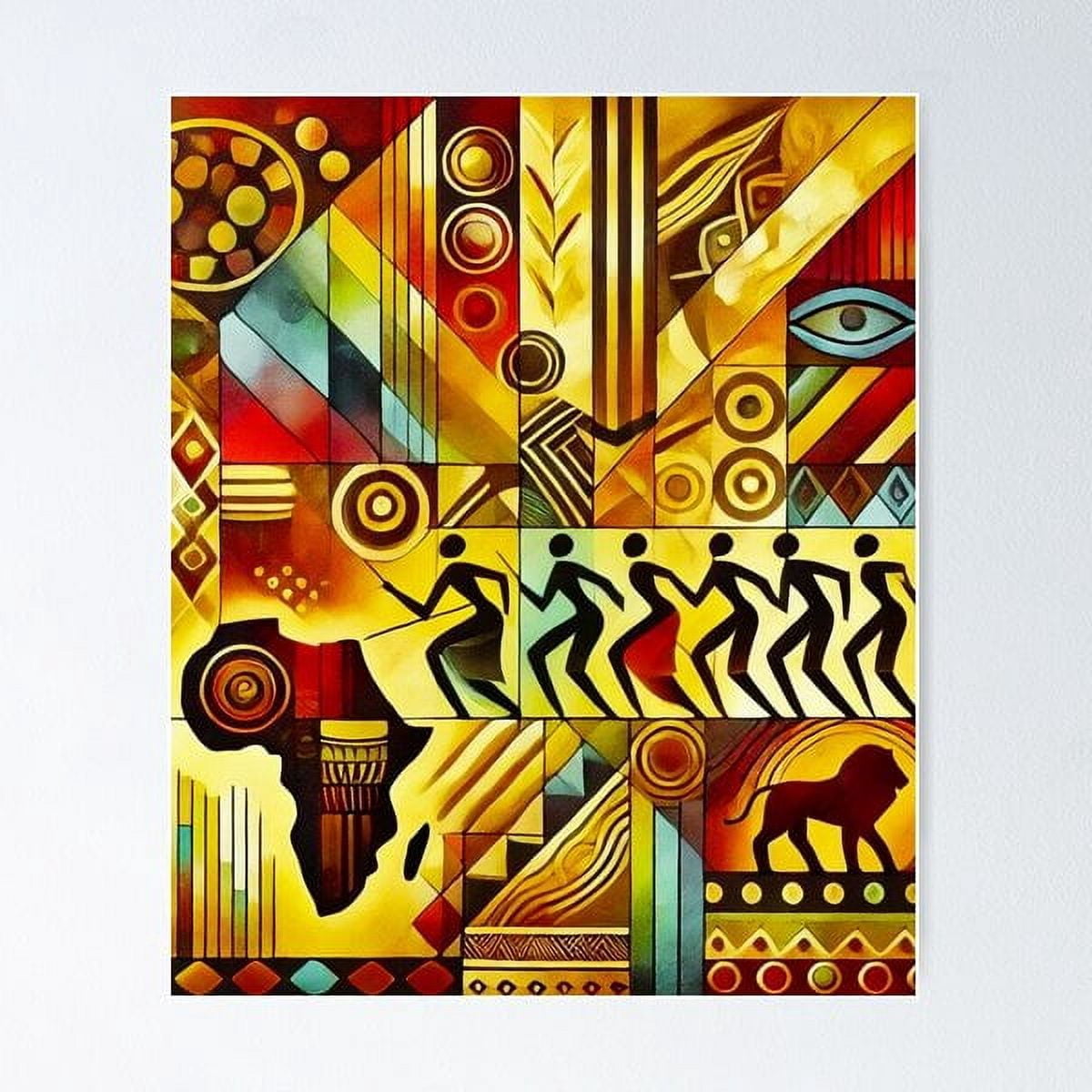 Traces Of The Ancestors - Rhythm, Colors And Life Of Africa Poster Wall ...
