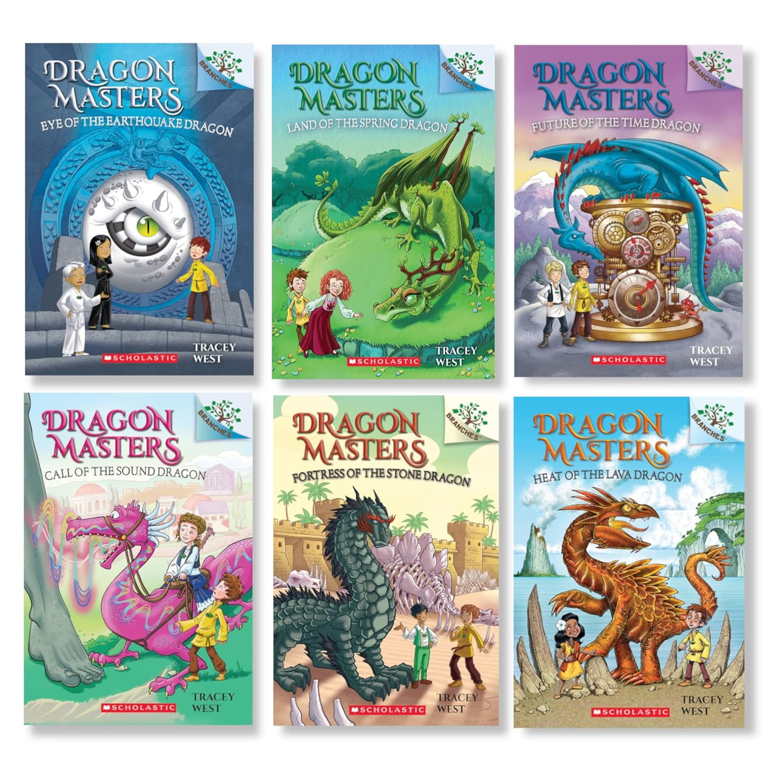 Tracey West’s Dragon Masters Books 13–18 Six-Book Collection Set ...