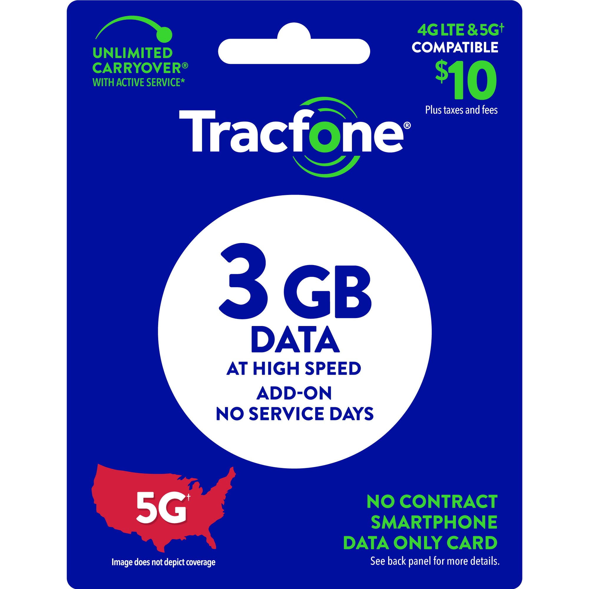 Tracfone $10 Data Only Add On (3 GB) e-PIN Top Up (Email Delivery ...