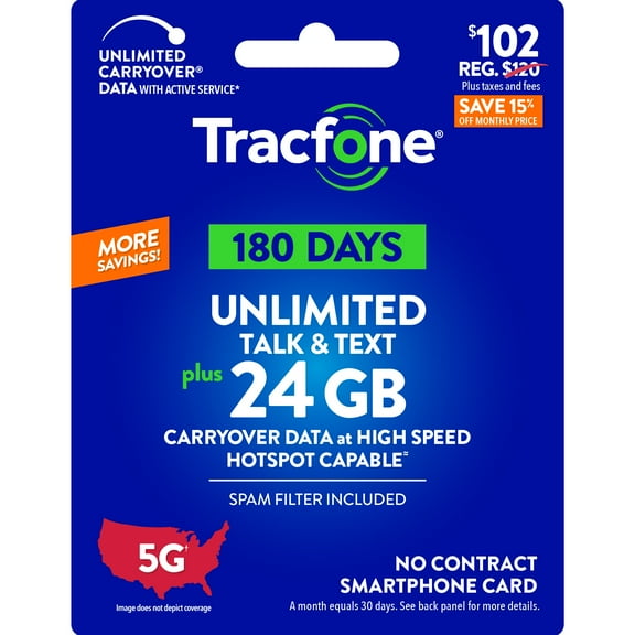 Straight Talk $55 Gold Unlimited Talk, Text & Data 30-Day Prepaid Plan + 30 GB Hotspot Data ...
