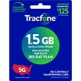 Tracfone $125 Smartphone 1-Year Prepaid Plan 1500 Min/ 1500 Txt/ 1.5GB ...
