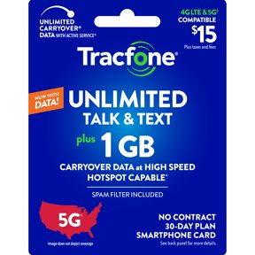 Tracfone Samsung Galaxy A15, 64GB, 5G, Black - Prepaid Smartphone ...