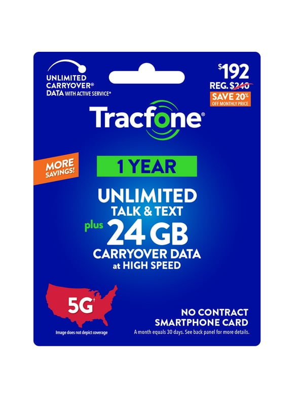 Tracfone Prepaid Plans in Phone & Data Plans - Walmart.com