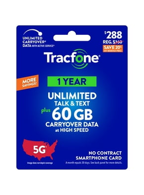Tracfone Prepaid Plans in Phone & Data Plans - Walmart.com
