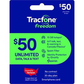 Free Shipping! Tracfone Unlimited Talk, Text, Data 48GB 365-Day Prepaid ...
