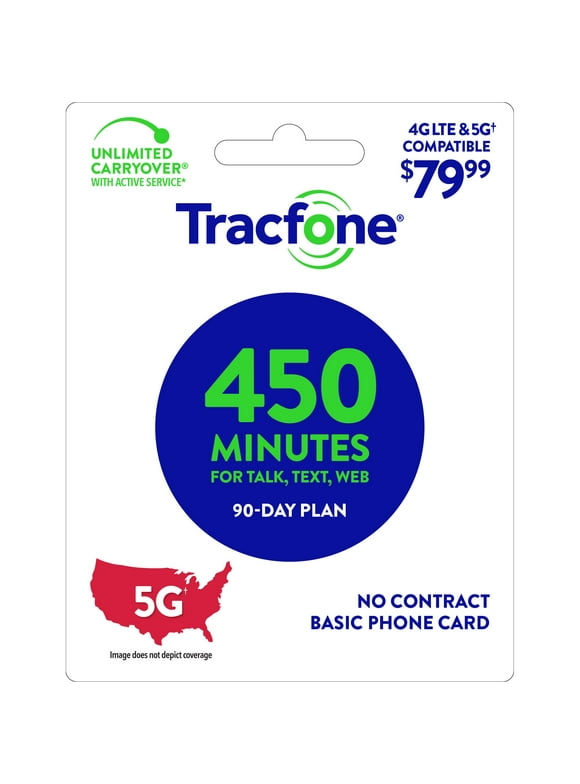 Tracfone Prepaid Plans in Phone & Data Plans - Walmart.com