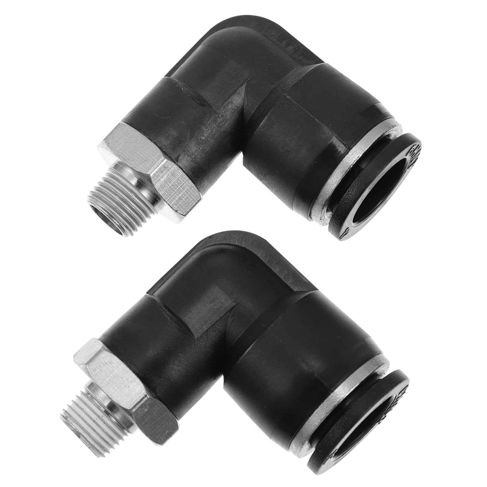Tracheal Quick Connector Connector Valves Two Way Pipe Fitting Black - Walmart.com