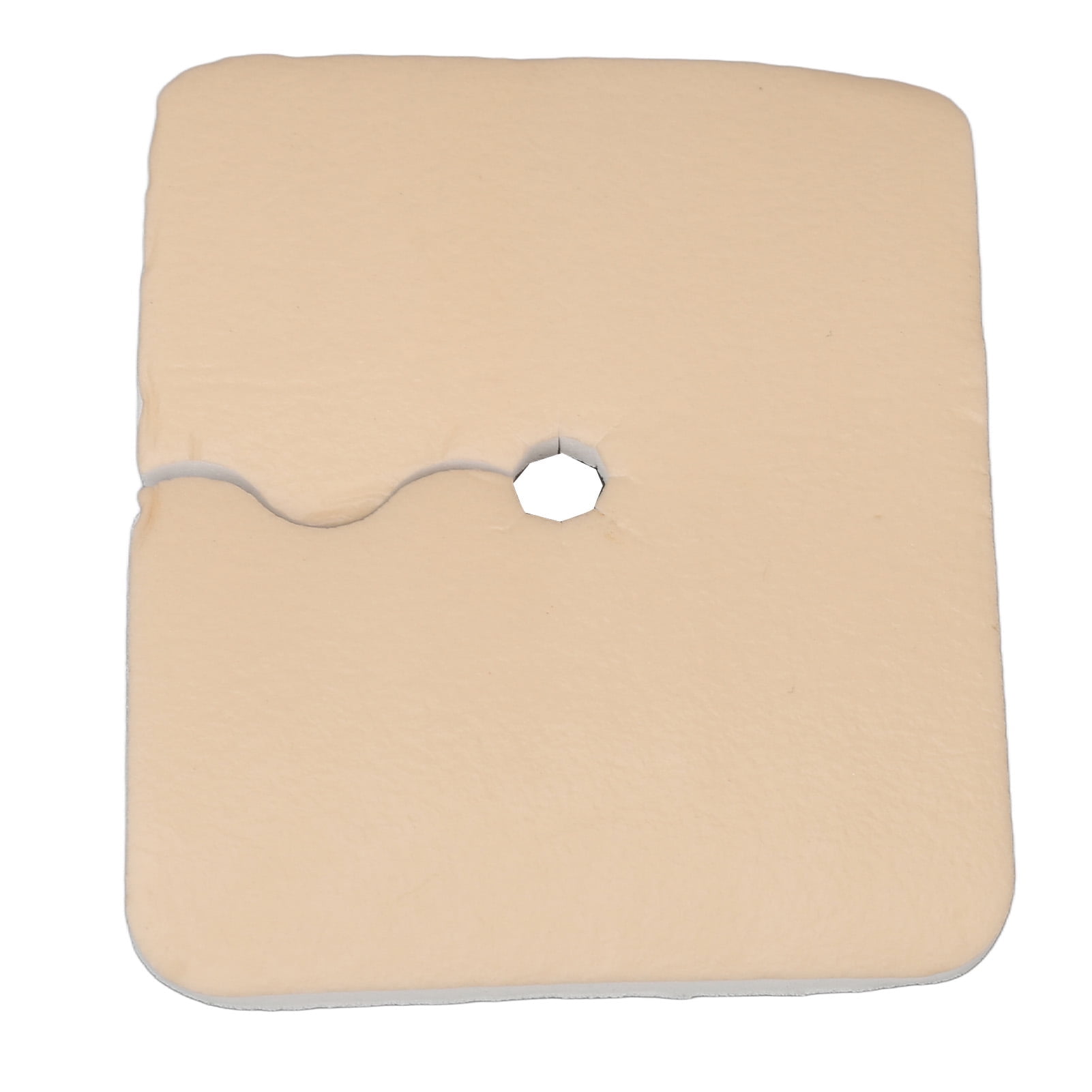 Tracheotomy Pad PVC Serrated Opening Surgical Tracheotomy Fixation Pad ...