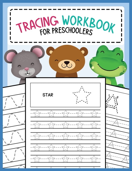Tracing Activity Book Tracing Workbook for Preschoolers: Lines, Shapes ...