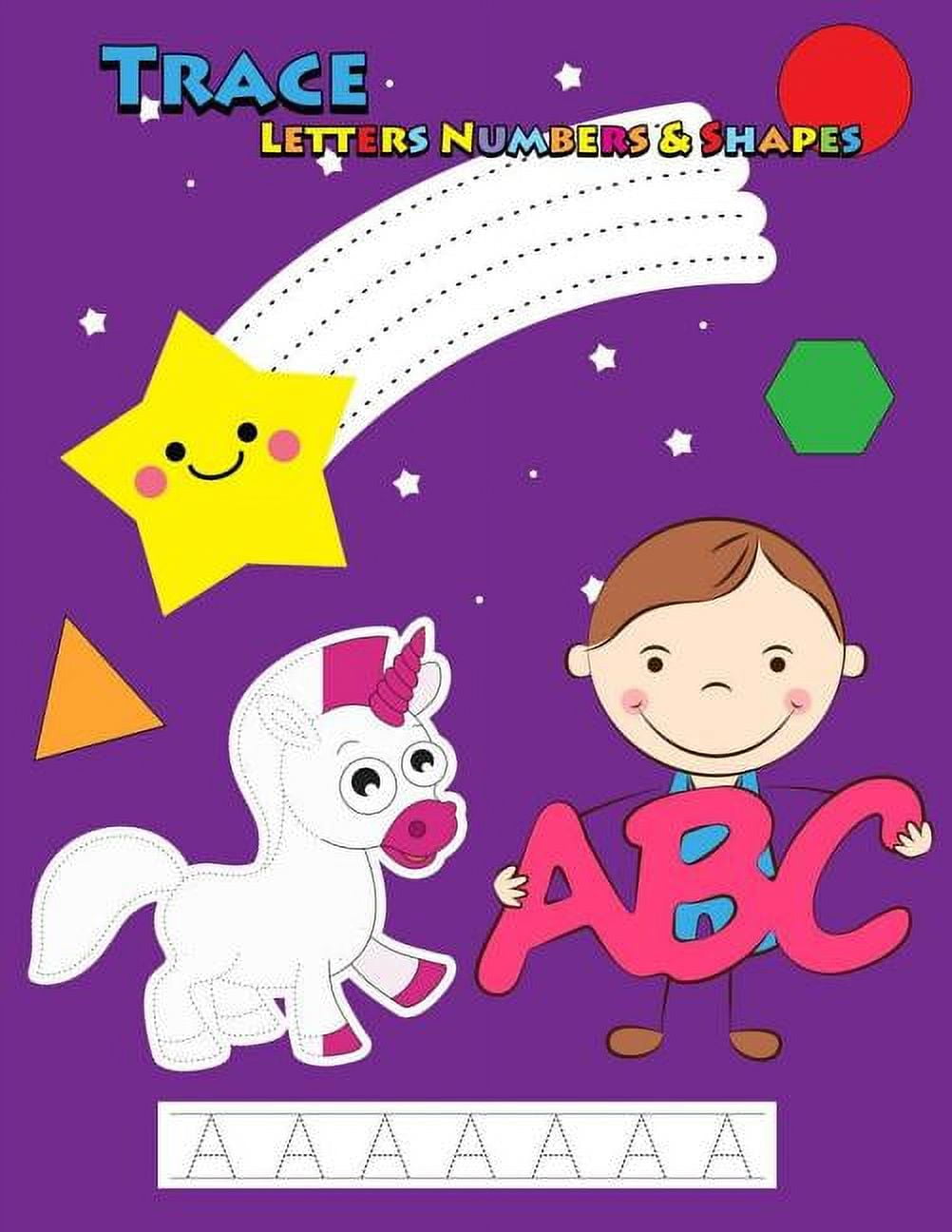 Tracing Book for Kids: Trace Letters Numbers & Shapes: Tracing for Kids ...