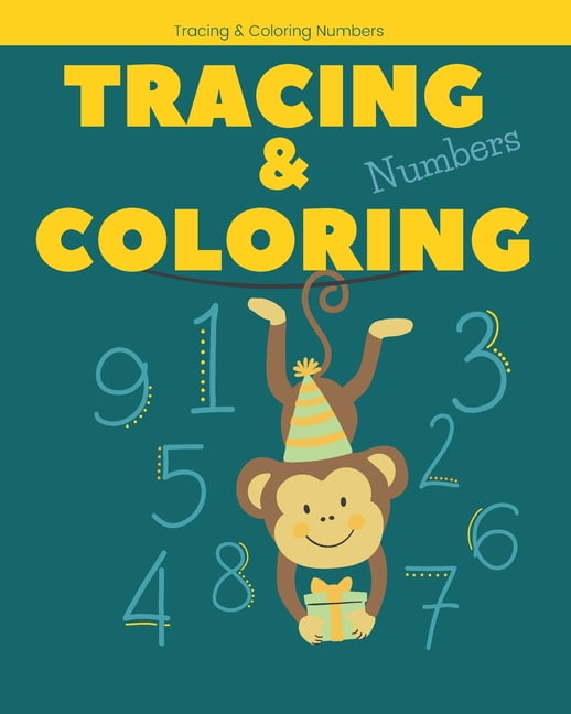 Tracing & Coloring Numbers: Tracing Numbers for Preschoolers - 3 yrs ...