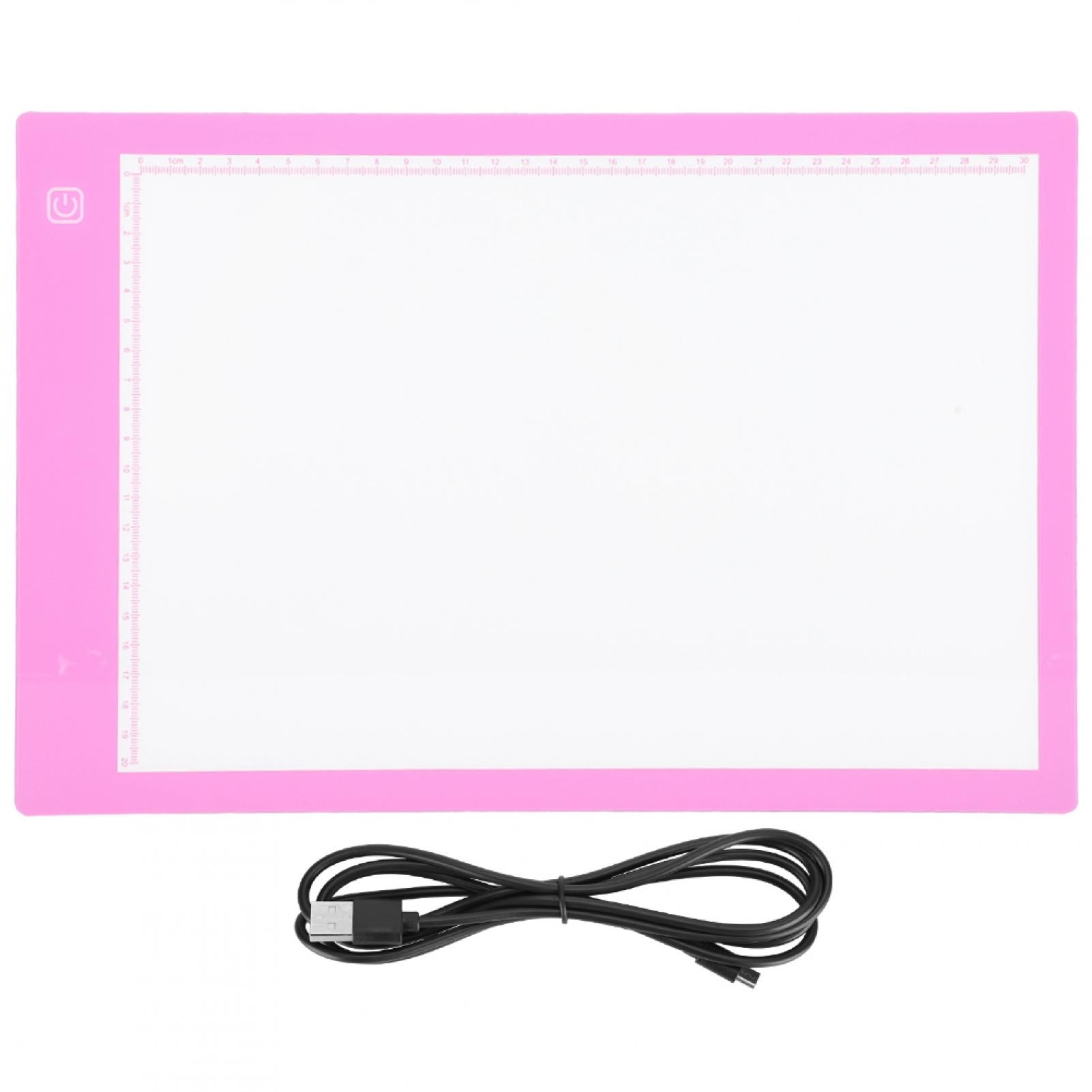 Tracing & Copy Pad for Artistic Creations, DC Pink Stepless Dimmable A4 ...