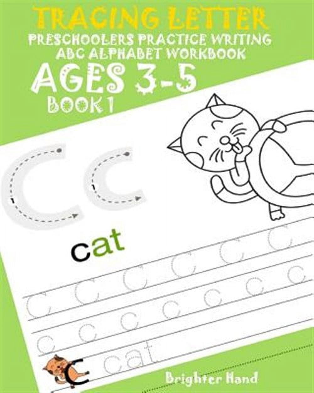 Tracing Letter Preschoolers Practice Writing ABC Alphabet Workbook ...