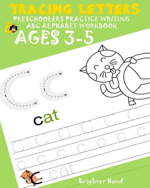 Tracing Letter Preschoolers*practice Writing ABC Alphabet*workbook Kids ...