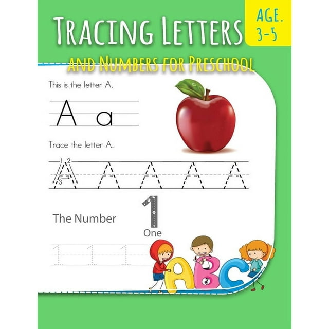Tracing Letters And Numbers For Preschool: Letter Writing Practice For ...