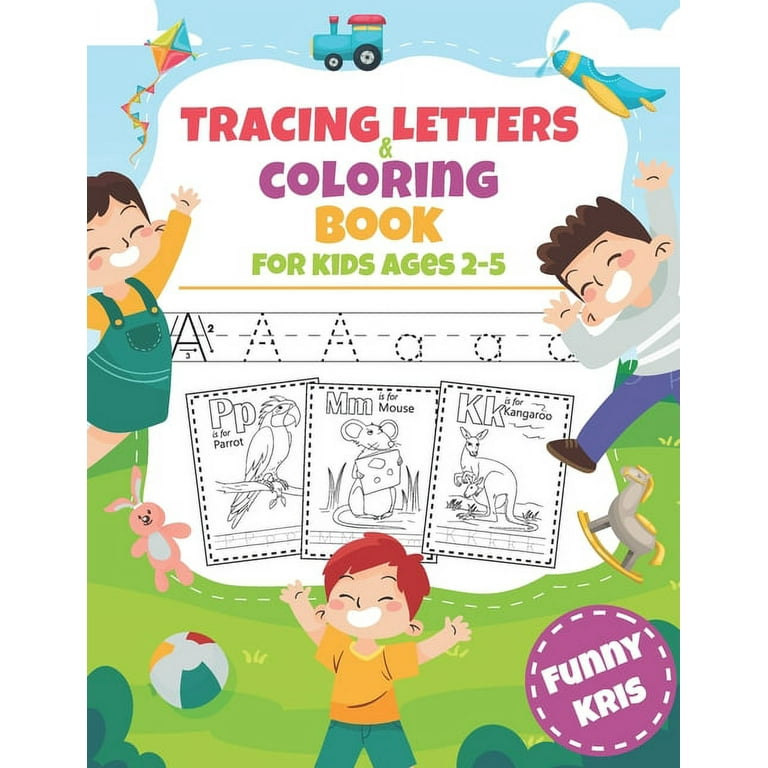 abc tracing and coloring book