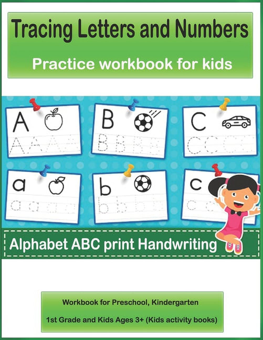 Tracing Letters and Numbers Alphabet ABC print Handwriting Practice ...