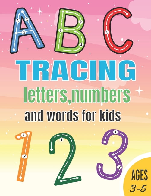 Tracing Letters Numbers and Words for Kids: Alphabet Line Tracing ...