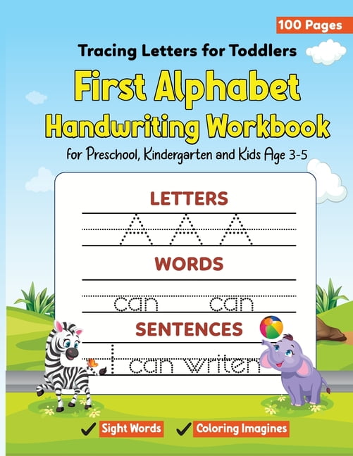 Tracing Letters for Toddlers : First Alphabet Handwriting Workbook with ...