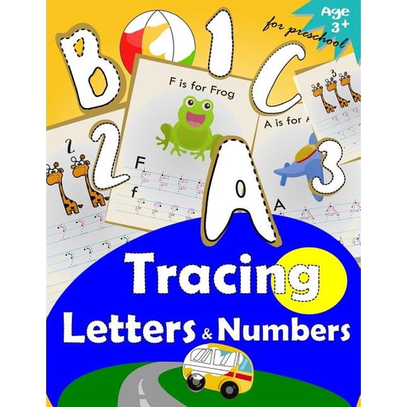 Kindergarten Tracing Workbook Tracing Letters and Numbers for Preschool ...