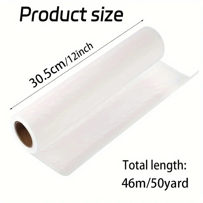 Tracing Paper Roll 12 in X 50 Yards White Trace Paper Translucent Clear ...