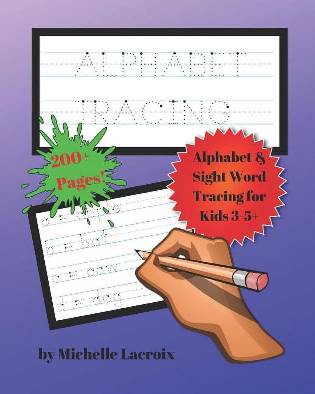 Tracing Practice Workbook: Alphabet Tracing Workbook : Alphabet & Sight ...